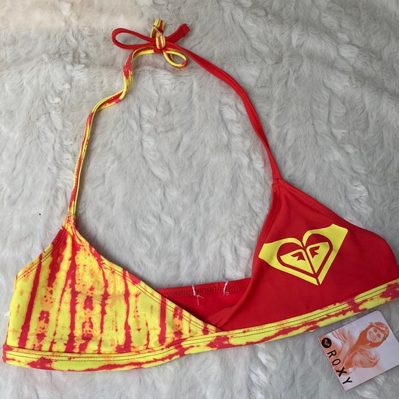 Roxy | Swim | Nwt Girls Roxy Bikini Top Size 4 | Poshmark